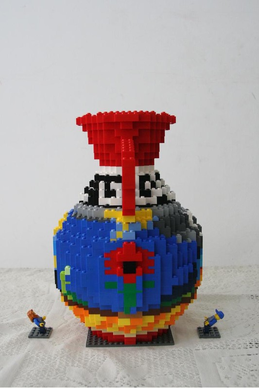 LEGO MOC Decorated Vase by LegoOri | Rebrickable - Build with LEGO