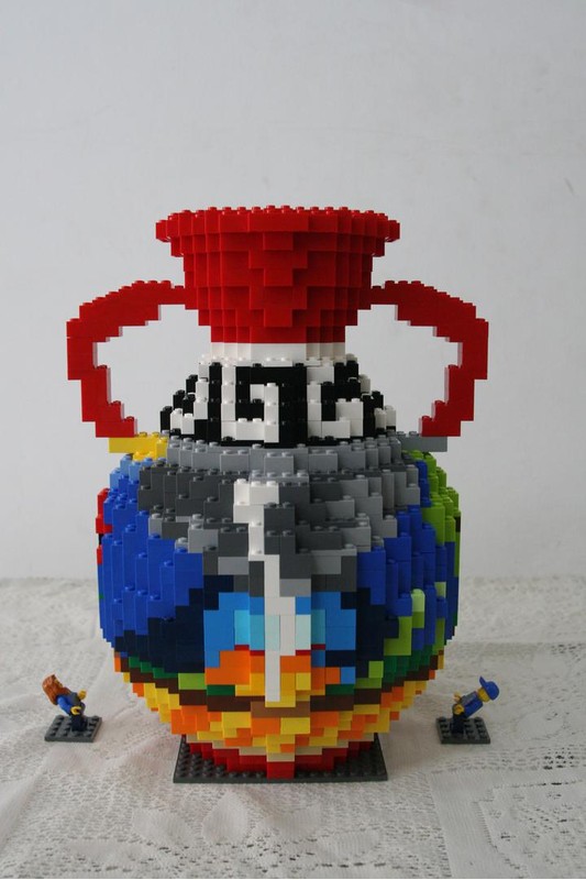 LEGO MOC Decorated Vase by LegoOri | Rebrickable - Build with LEGO