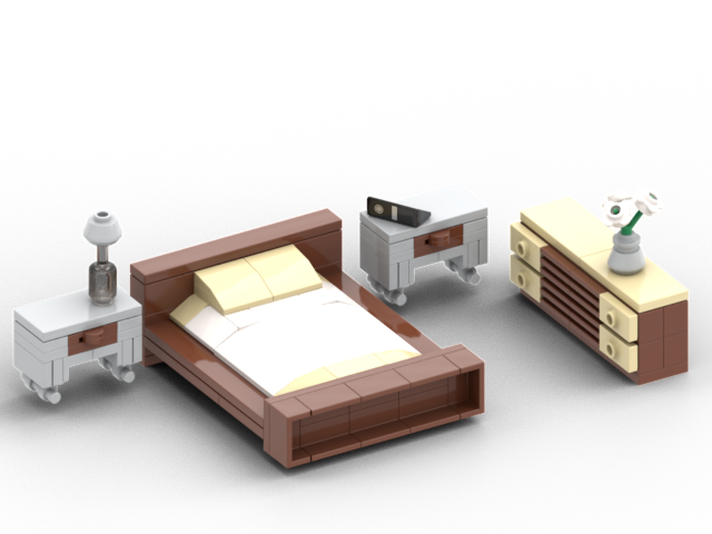 LEGO MOC bedroom by MadonnA | Rebrickable - Build with LEGO