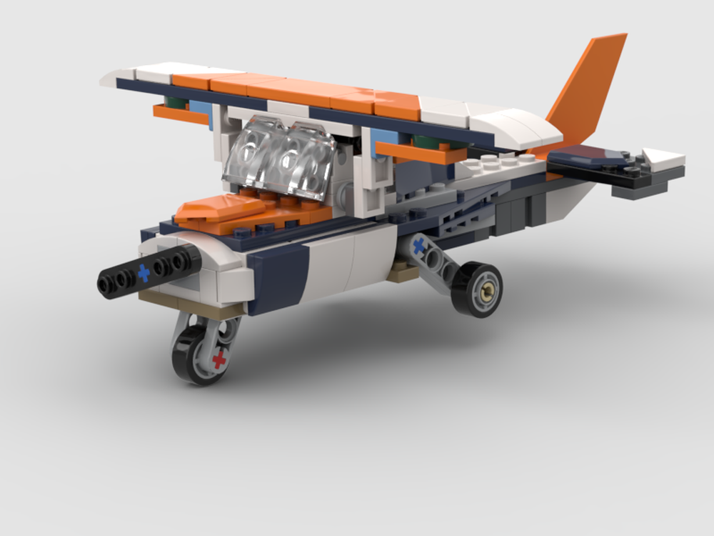 LEGO MOC 31126 - CESSNA 172 by fgrcraft | Rebrickable - Build with LEGO