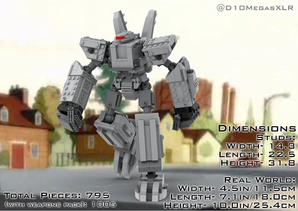LEGO MOC Mecha Megas by D10MegasXLR | Rebrickable - Build with LEGO
