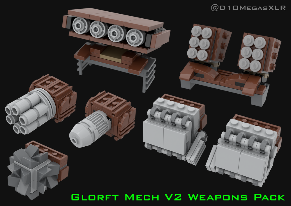LEGO MOC Glorft Mech (V2) by D10MegasXLR | Rebrickable - Build with LEGO