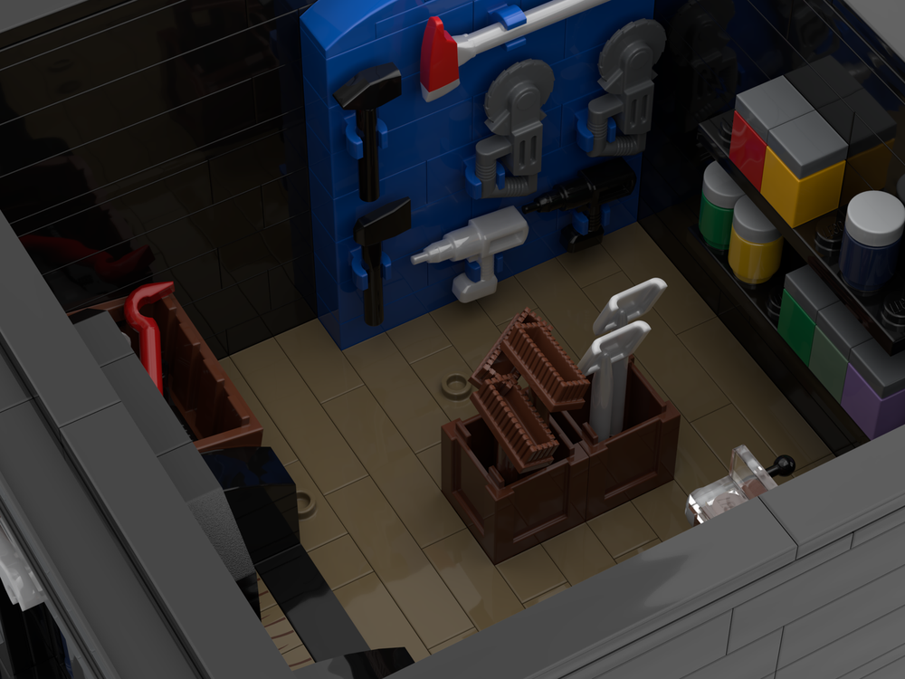 Lego Moc Hardware Store By Turtle Time Bricks Rebrickable Build