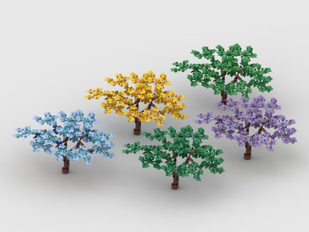 LEGO MOC Colorful Trees #3 by gabizon | Rebrickable - Build with LEGO