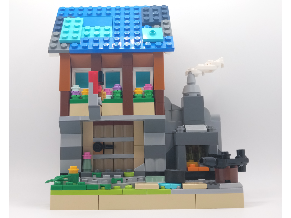 Lego Moc 11021 Blacksmith By Dafeld Rebrickable Build With Lego