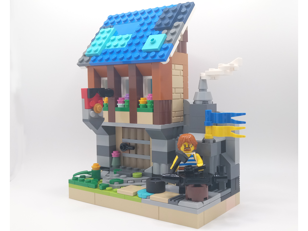 Lego Moc 11021 Blacksmith By Dafeld Rebrickable Build With Lego