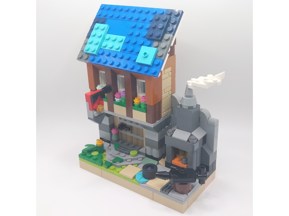 LEGO MOC 11021 Blacksmith by Dafeld | Rebrickable - Build with LEGO