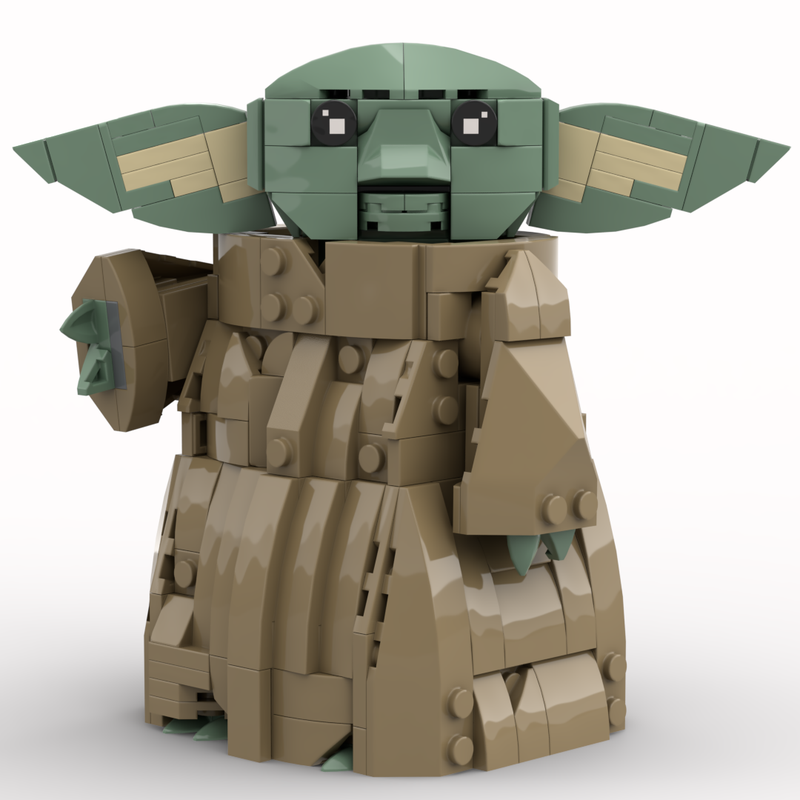 LEGO MOC Grogu midifigure (fits the Mandalorian megafigure) by Albo ...