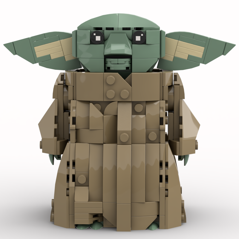 LEGO MOC Grogu midifigure (fits the Mandalorian megafigure) by Albo ...