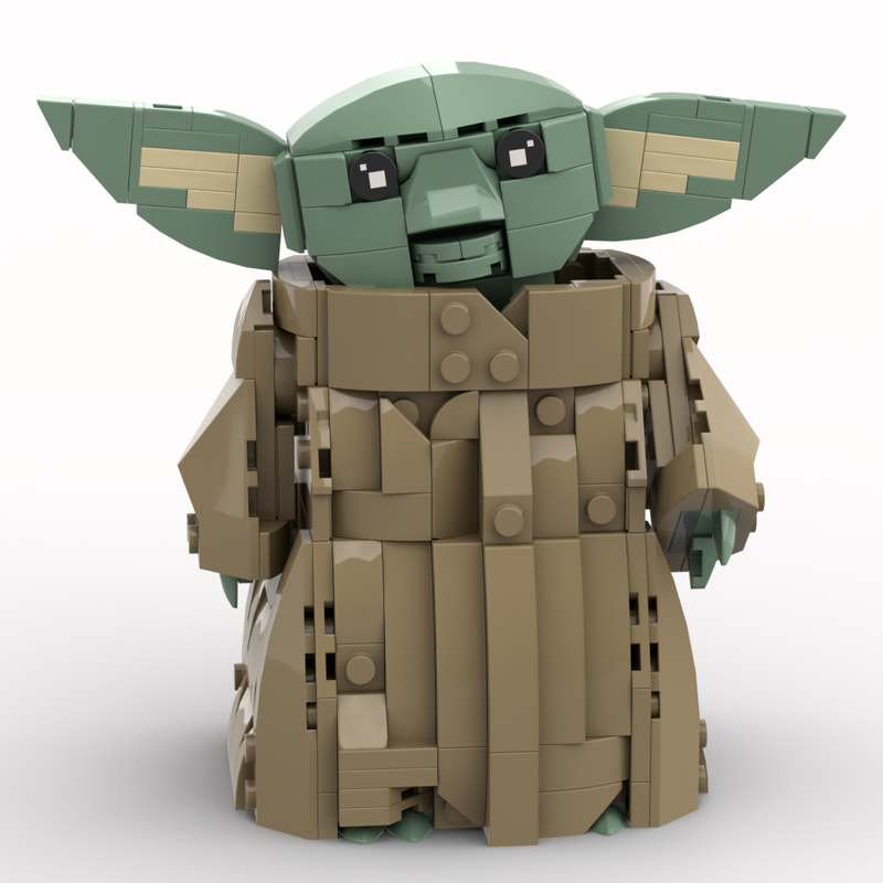 LEGO MOC Grogu midifigure (fits the Mandalorian megafigure) by Albo ...