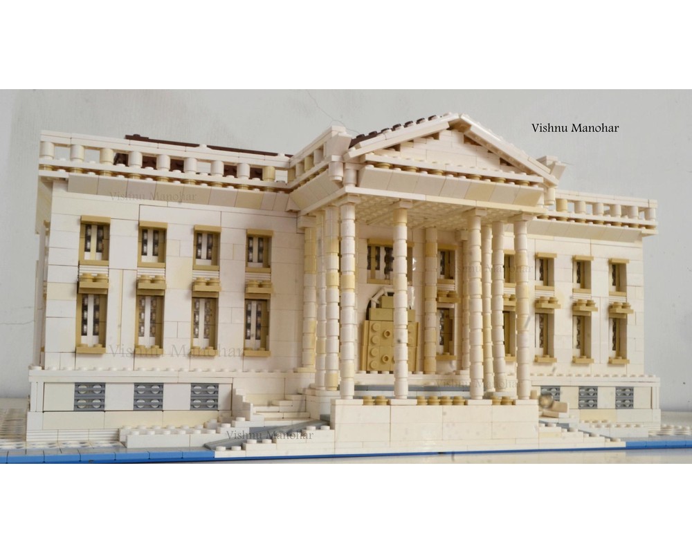 LEGO MOC White House by Dr. Vishnu Manohar | Rebrickable - Build with LEGO