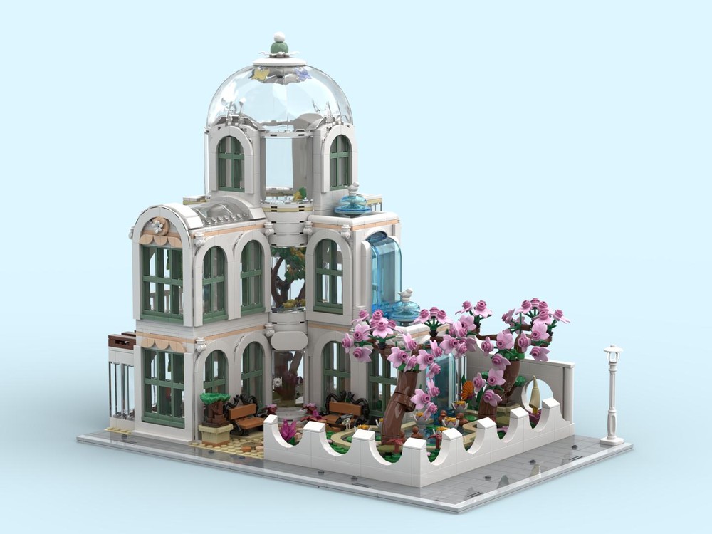 LEGO MOC Botanical Garden 1.5 by Noobricks | Rebrickable - Build with LEGO