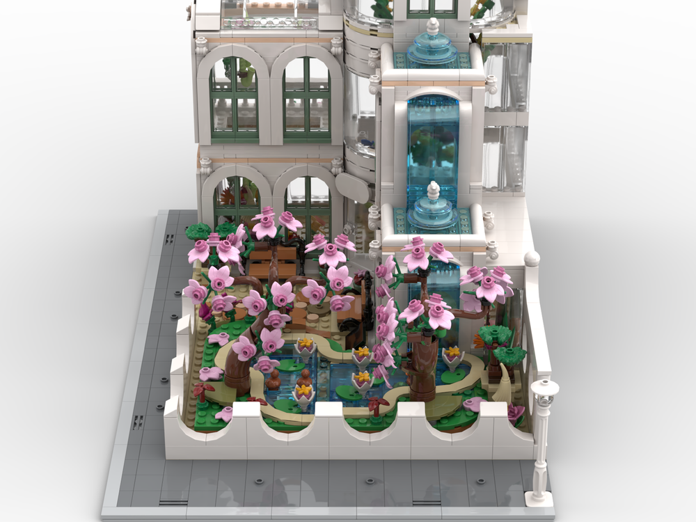 Lego Moc Botanical Garden 15 By Noobricks Rebrickable Build With Lego