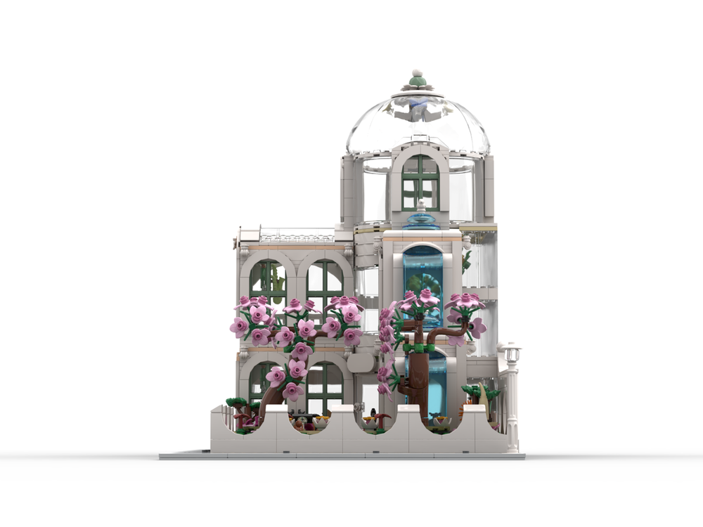 Lego Moc Botanical Garden 15 By Noobricks Rebrickable Build With Lego