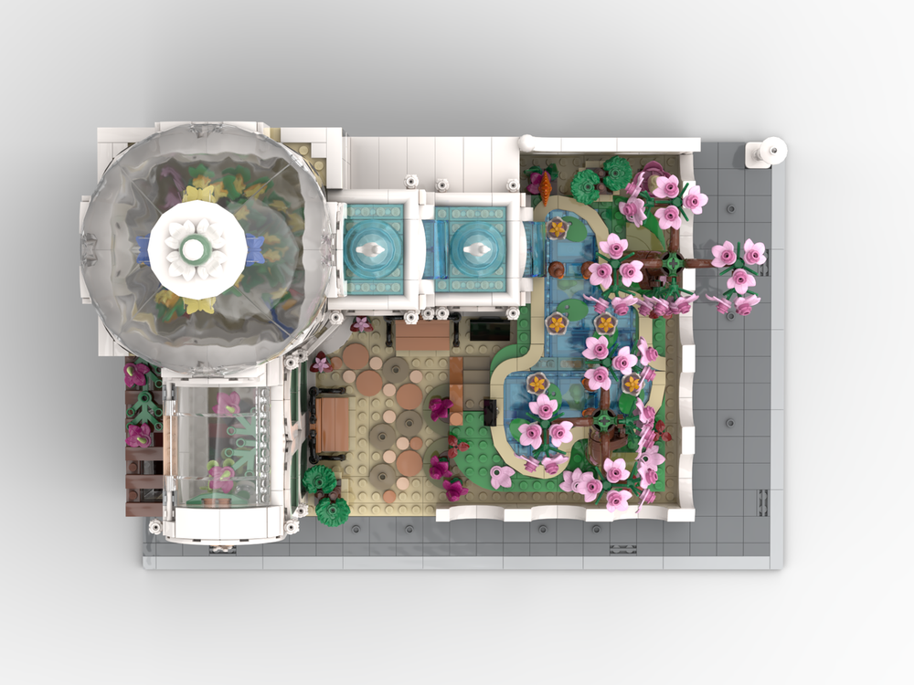 Lego Moc Botanical Garden 15 By Noobricks Rebrickable Build With Lego