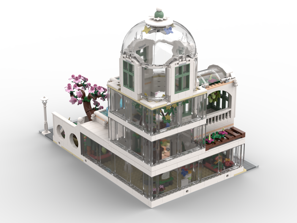 Lego Moc Botanical Garden 15 By Noobricks Rebrickable Build With Lego