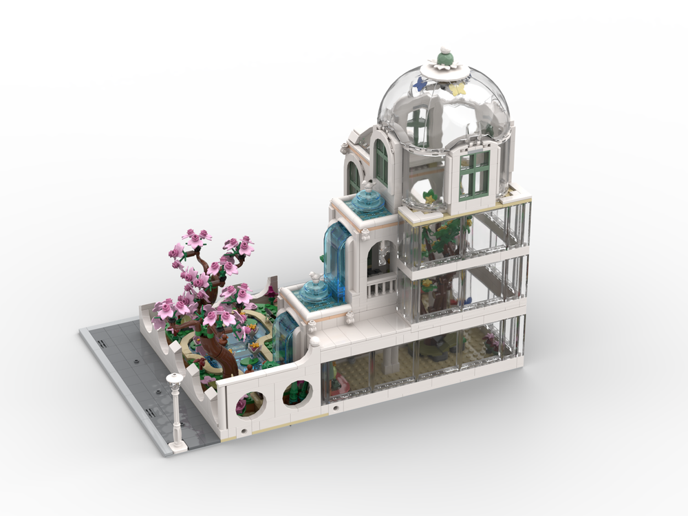 Lego Moc Botanical Garden 15 By Noobricks Rebrickable Build With Lego