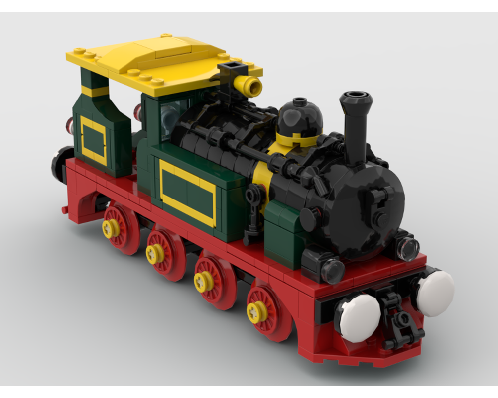 Lego Moc Steam Locomotive By Symbioza Rebrickable Build With Lego