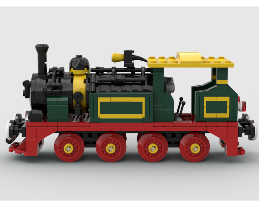 Lego Moc Steam Locomotive By Symbioza Rebrickable Build With Lego
