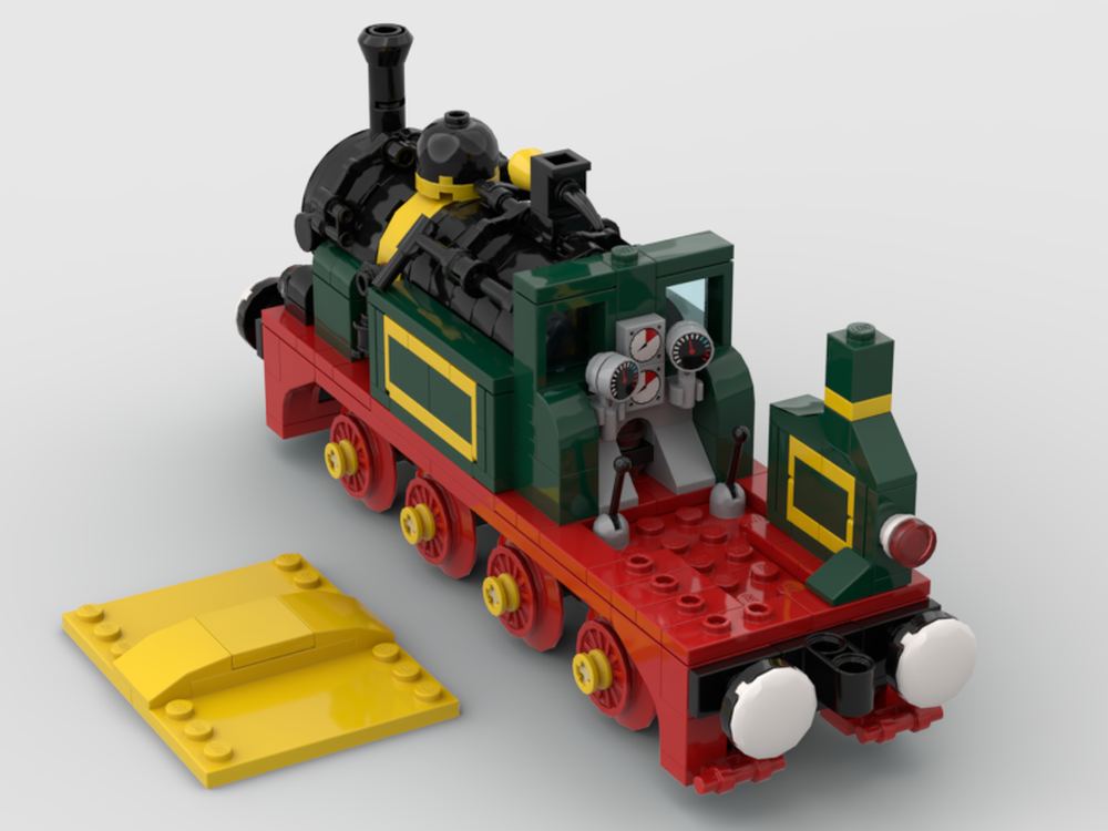 LEGO MOC-151364 Steam Locomotive by symbioza | Rebrickable - Build with ...
