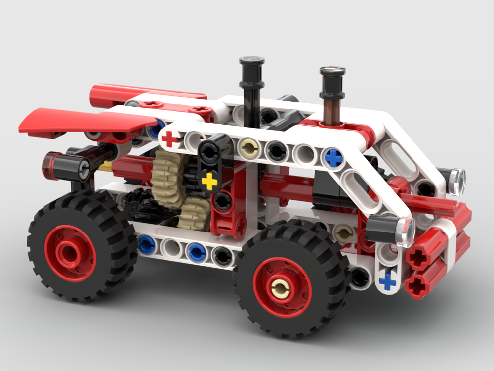 LEGO MOC Racer with Gearbox and Engine by Raptor9889 | Rebrickable ...