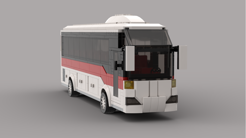 LEGO MOC Coach Bus - 01 by Yanix | Rebrickable - Build with LEGO