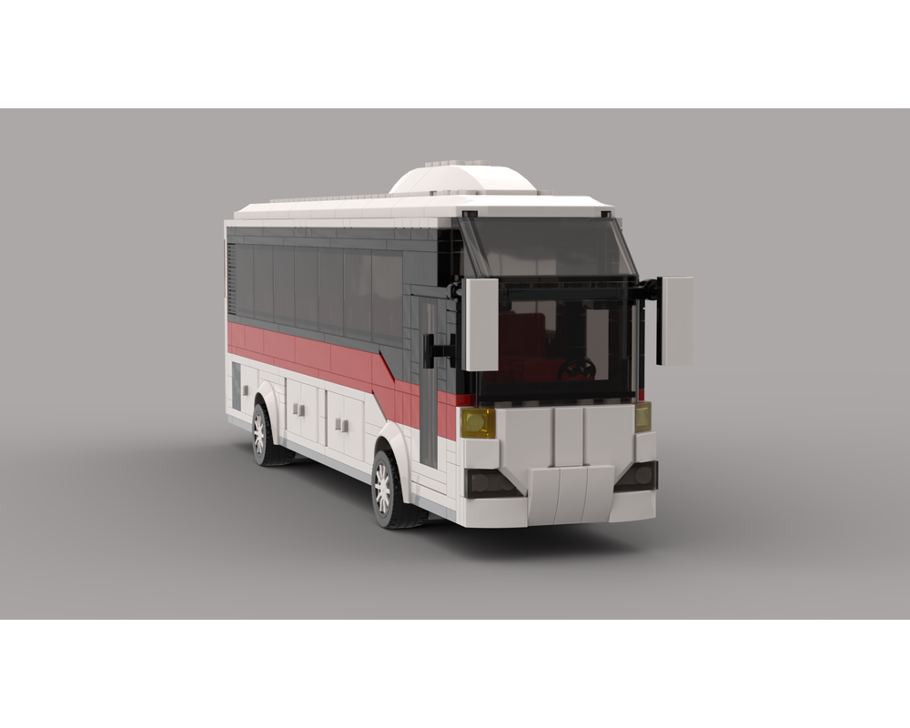 Lego Moc Coach Bus 01 By Yanix Rebrickable Build With Lego