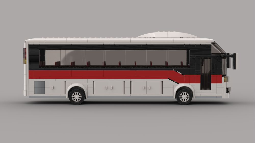Lego Moc Coach Bus 01 By Yanix Rebrickable Build With Lego