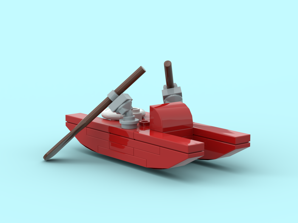 LEGO MOC Italian Lifeguard Boat by Thebrickinpanda | Rebrickable ...