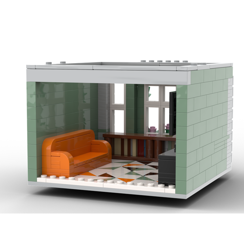 LEGO MOC Clara House Modular by bugsbycarlin | Rebrickable - Build with ...