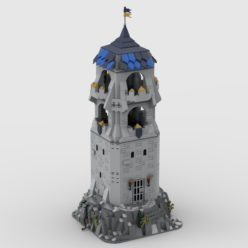 LEGO MOC Medieval Castle: Watch Tower - Modular with Full interior by ...