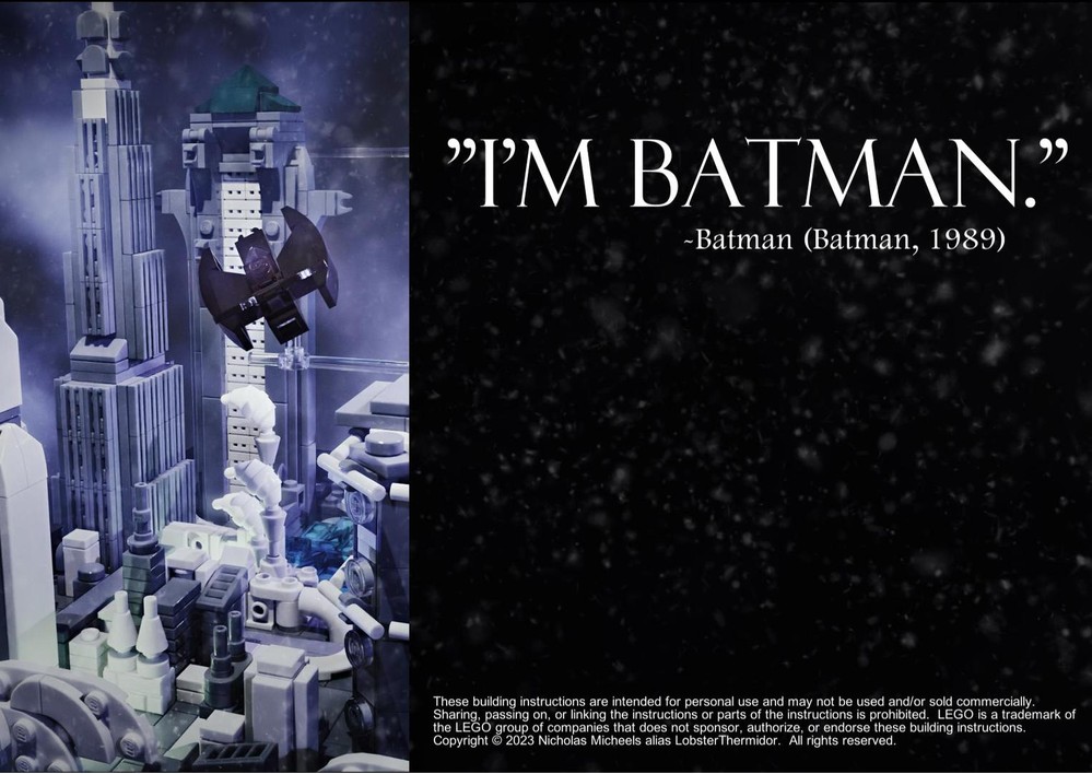 LEGO MOC Tim Burton's Gotham City by LobsterThermidor | Rebrickable ...