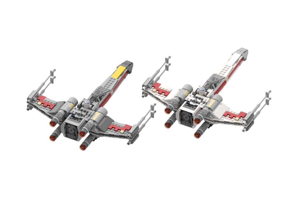 LEGO MOC 75301 - X-Wing MOD v2 by Tavernellos | Rebrickable - Build ...