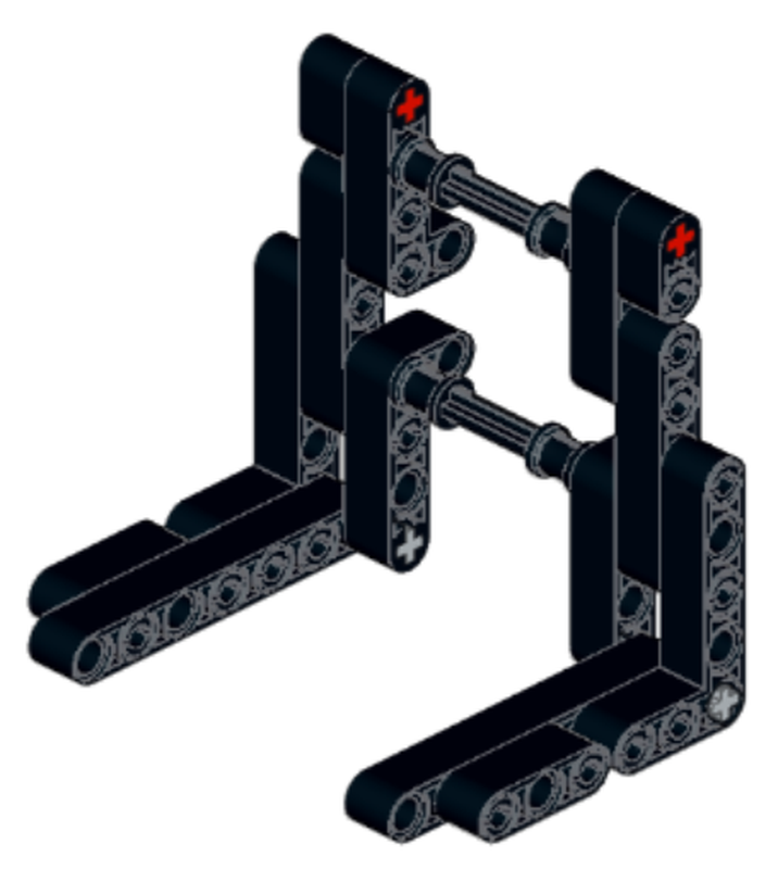 LEGO MOC Pallet fork for Wacker Neuson skid steer loader by jzapletal ...