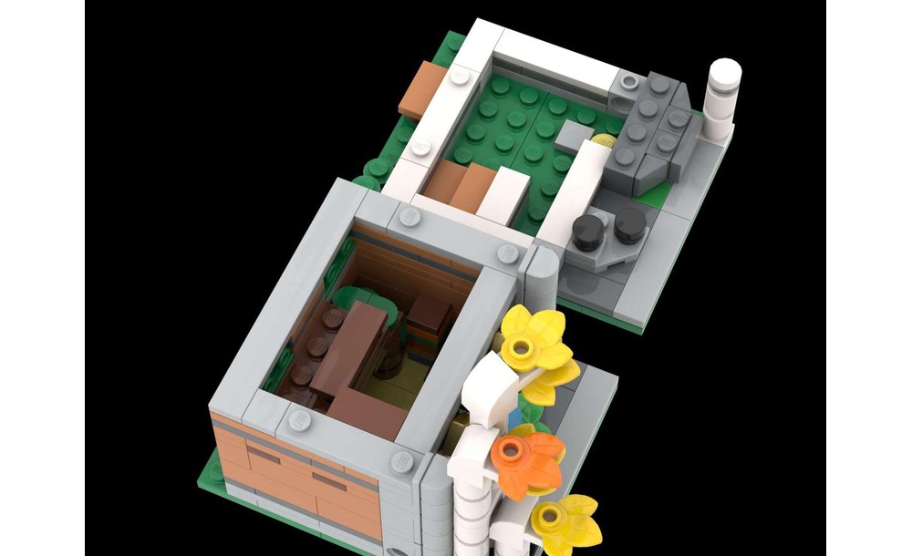Lego Moc Mini Bookstore By Brick Fil A Builds Rebrickable Build