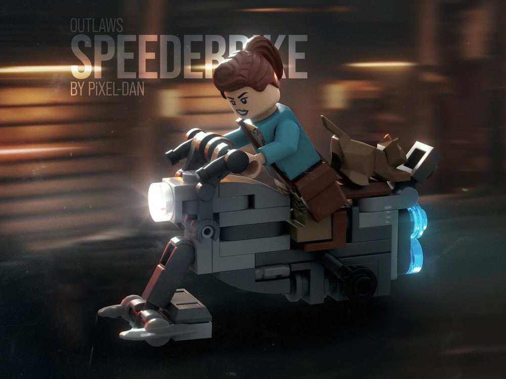 LEGO MOC PiXEL-DANs Outlaw Speederbike by PiXEL-DAN | Rebrickable ...