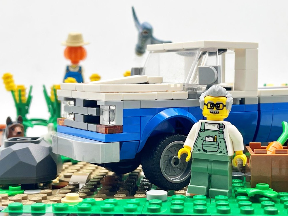 Lego Moc Cornfield Diorama By Ibrickeditup Rebrickable Build With Lego