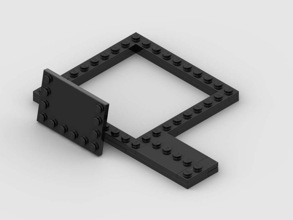 LEGO MOC Modified helmet stand for displaying minifigure and ...