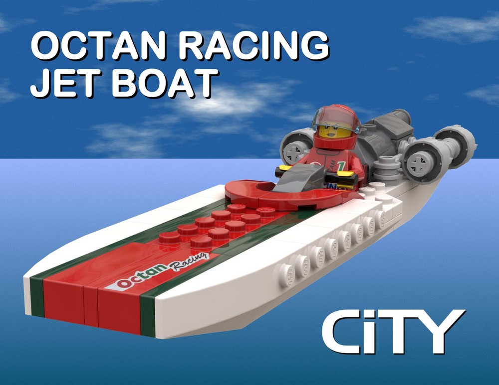LEGO MOC Octan Racing Jet Boat by KennoMonkey | Rebrickable - Build ...