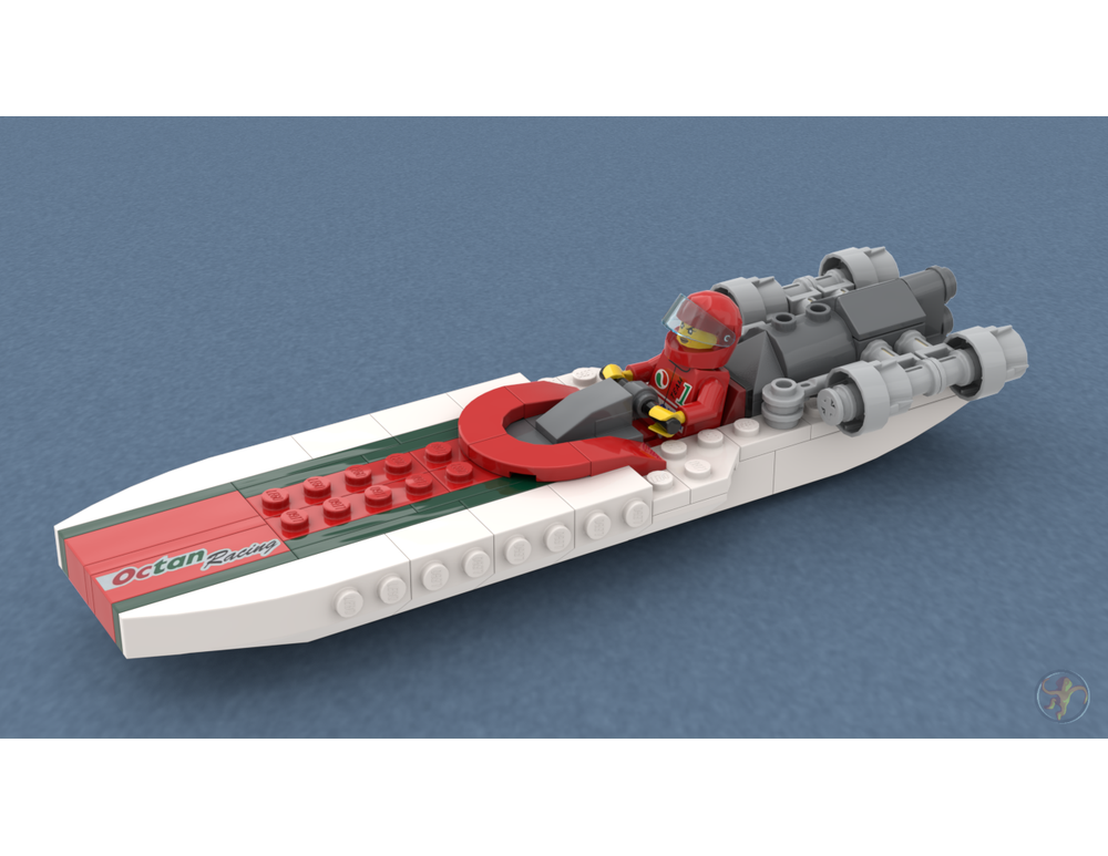 LEGO MOC Octan Racing Jet Boat by KennoMonkey | Rebrickable - Build ...