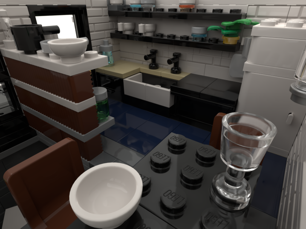 Lego Moc Fab 5 Modular Hair Salon By Manschgerl Rebrickable Build