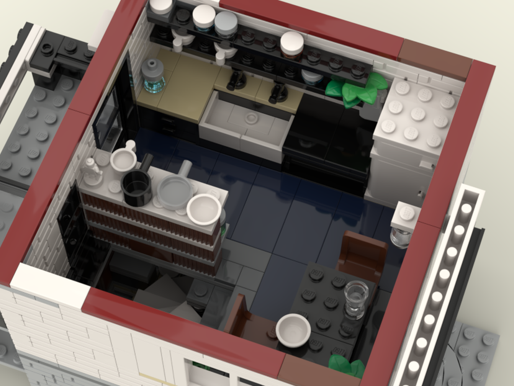 Lego Moc Fab 5 Modular Hair Salon By Manschgerl Rebrickable Build