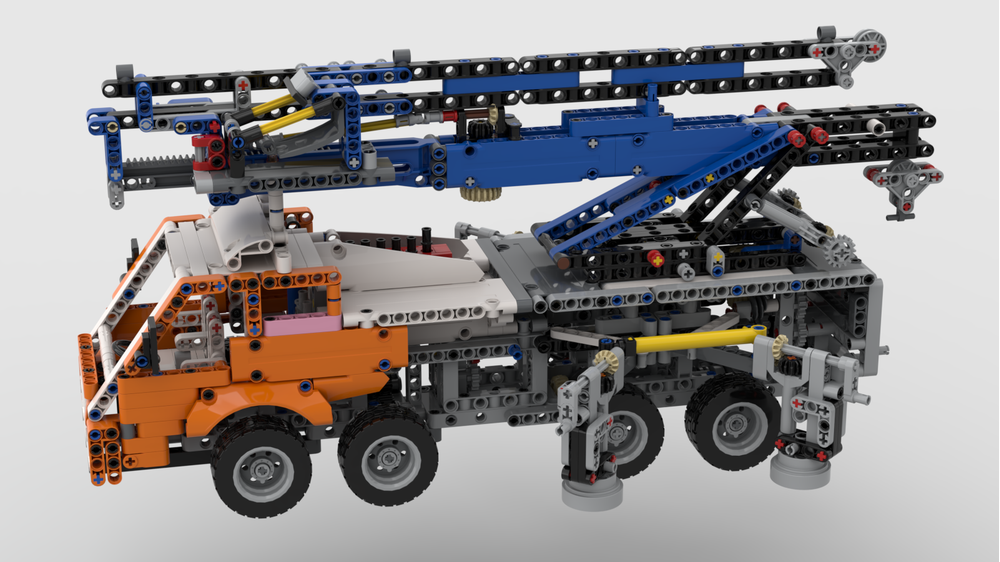 Lego Moc 42128 Folding Tower Crane By Rinivandongen Rebrickable