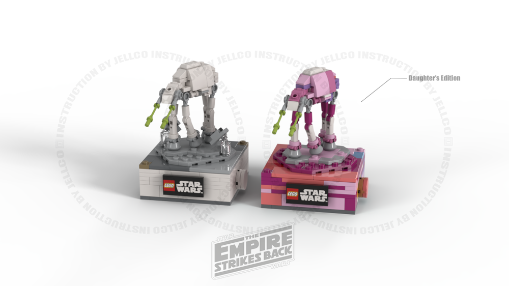 LEGO MOC Ultramicro AT-AT desktop version by jellco | Rebrickable ...