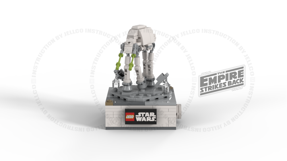 Lego Moc Ultramicro At At Desktop Version By Jellco Rebrickable