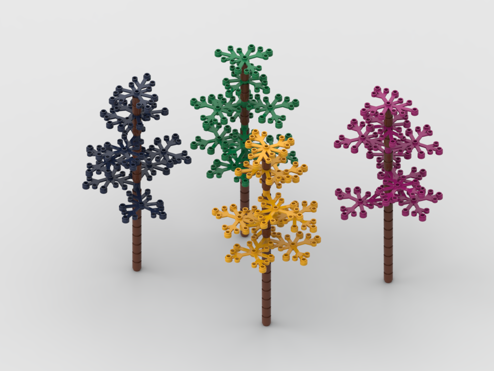 LEGO MOC Colorful Trees #4 by gabizon | Rebrickable - Build with LEGO