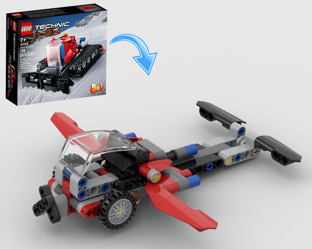 LEGO MOC Small Airplane 42148 Alternative. by ErikGS | Rebrickable ...