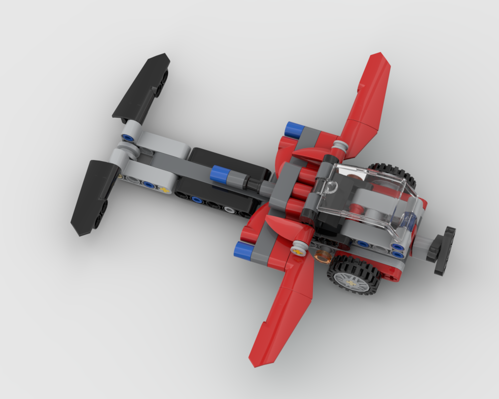 Lego Moc Small Airplane 42148 Alternative By Erikgs Rebrickable