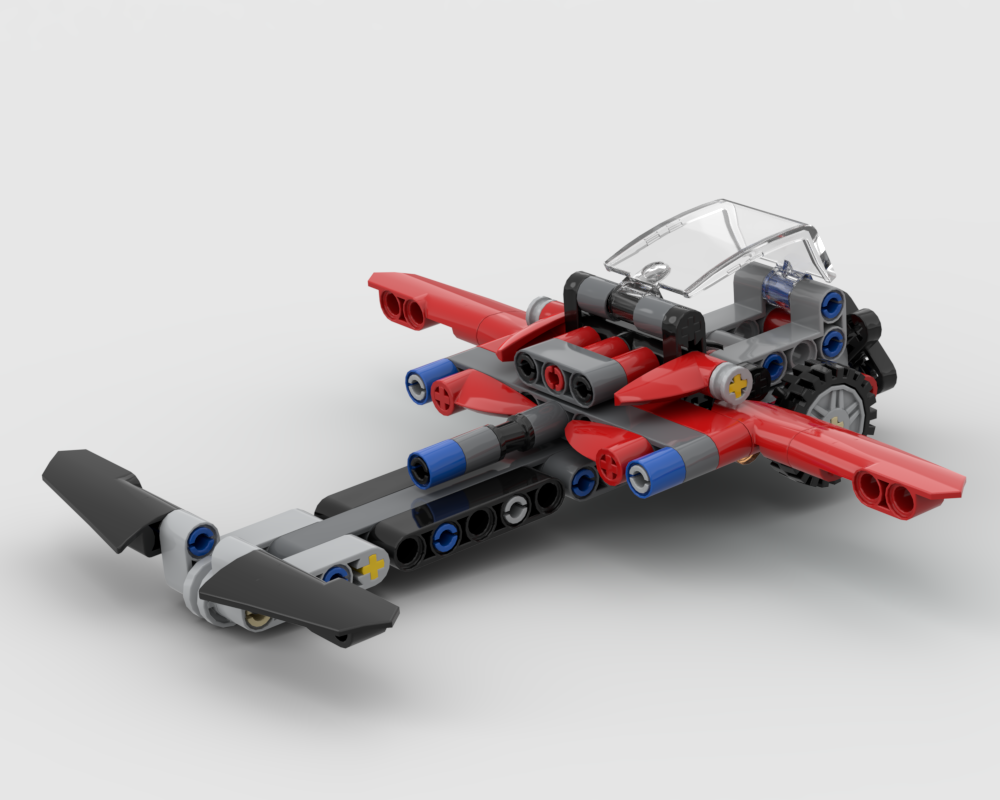 Lego Moc Small Airplane 42148 Alternative By Erikgs Rebrickable