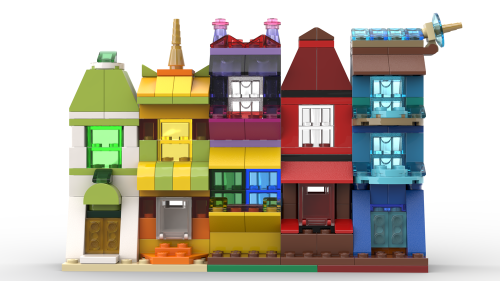 LEGO MOC 11013 Mini town by Lenarex | Rebrickable - Build with LEGO